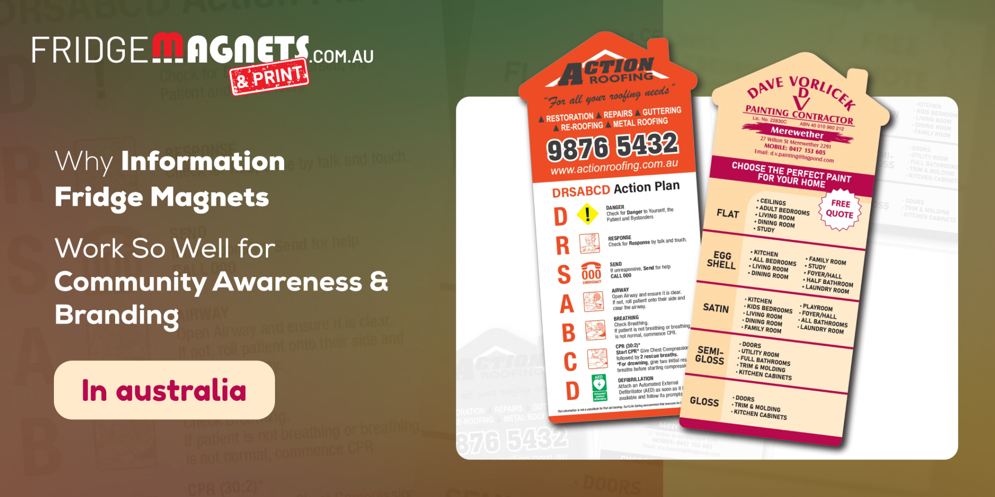 Why Information Fridge Magnets Work So Well for Community Awareness & Branding