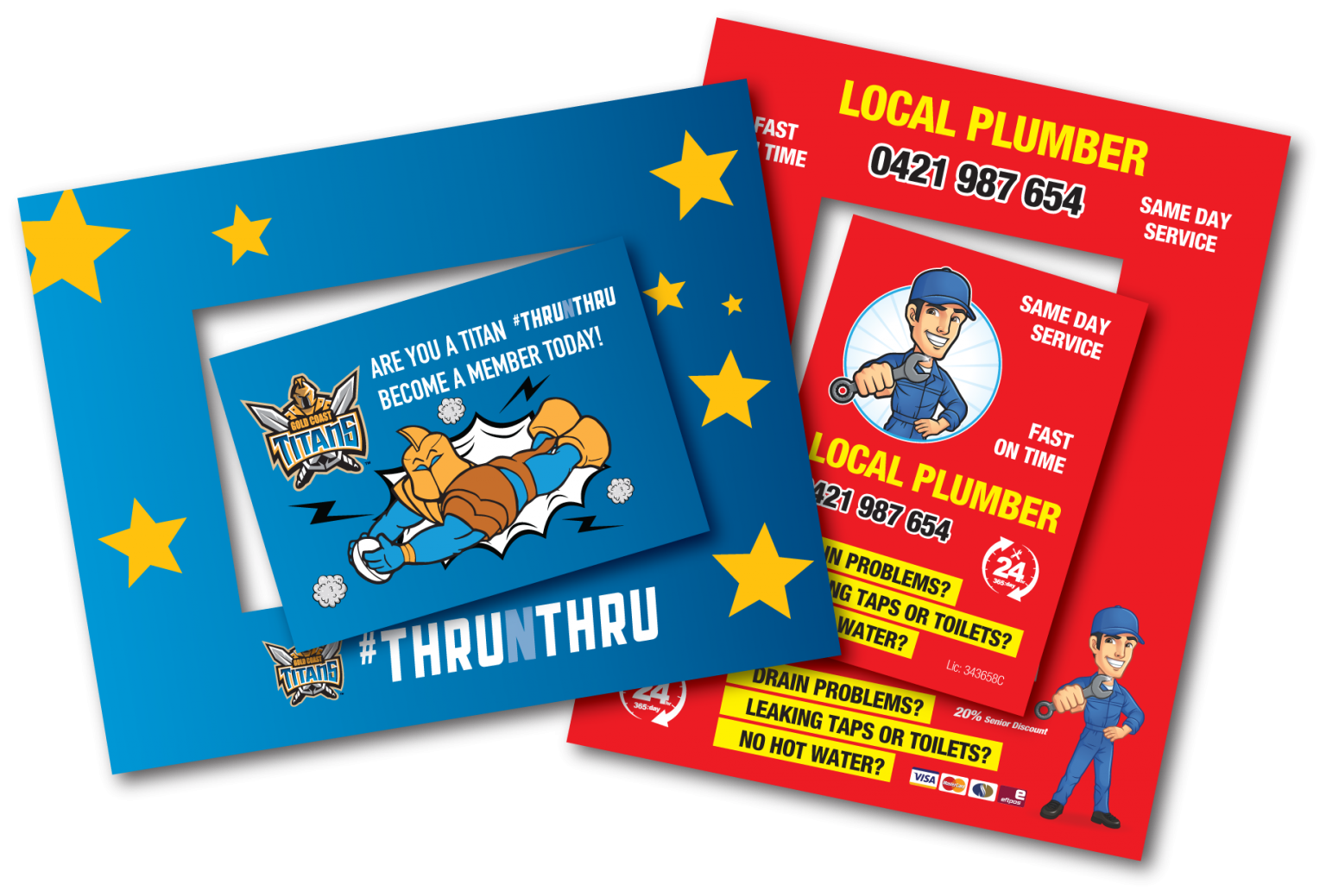 Custom Medium Photo Frame Fridge Magnet Australia