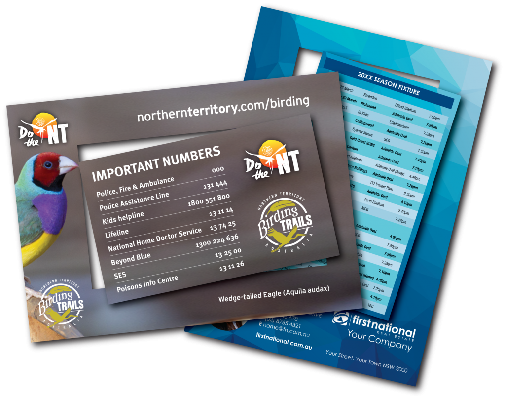 Custom A5 Photo Frame Fridge Magnet Australia