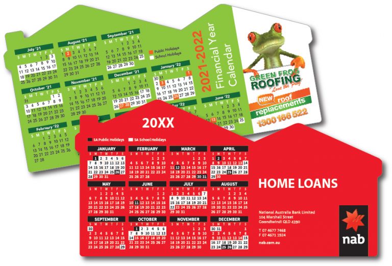 Custom Value DL House Landscape calender fridge magnet Specialist Australia