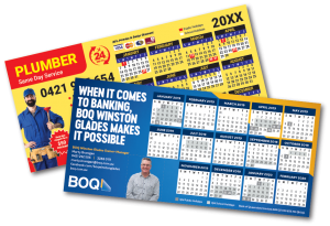 Custom Standard DL calender fridge magnet Specialist Australia