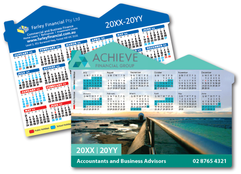 FINANCIAL YEAR CALENDARS – Fridge Magnet
