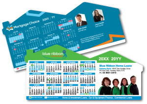 Cheap Custom DL House Landscape Financial Year Magnetic Calendars