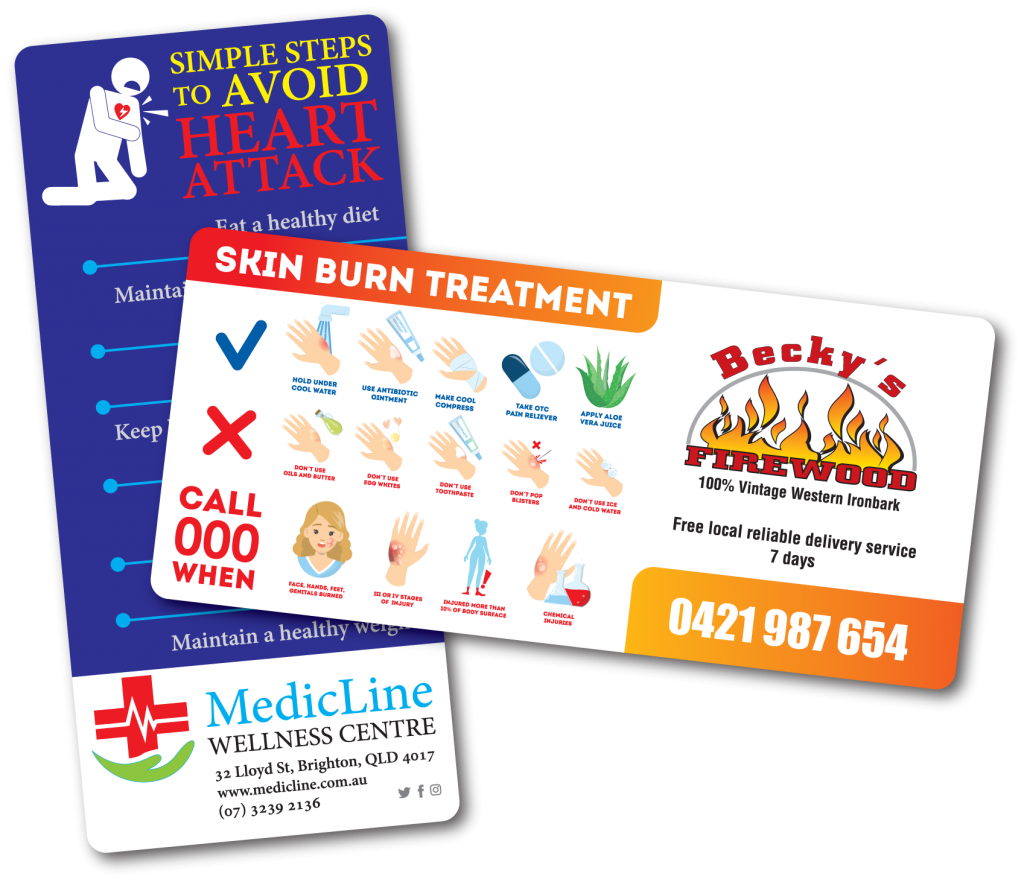 Most Popular Standard DL Round Corner Medical Fridge Magnet