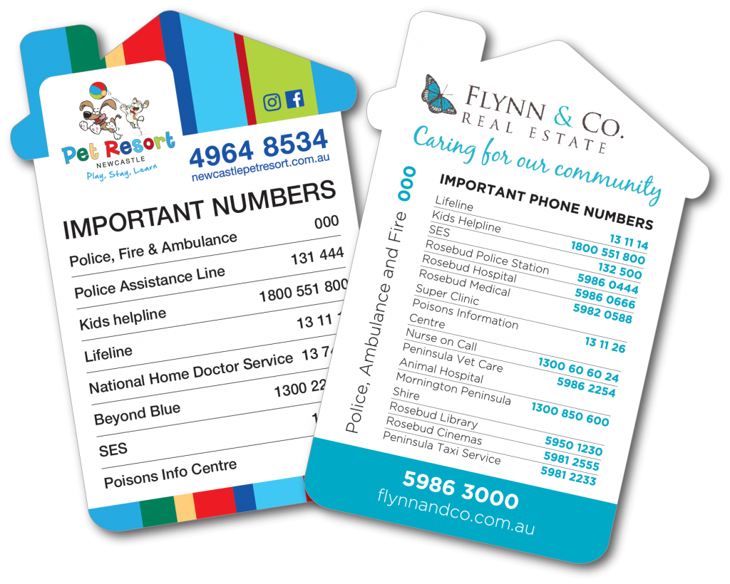 Important Number Magnets | Fridge Magnets