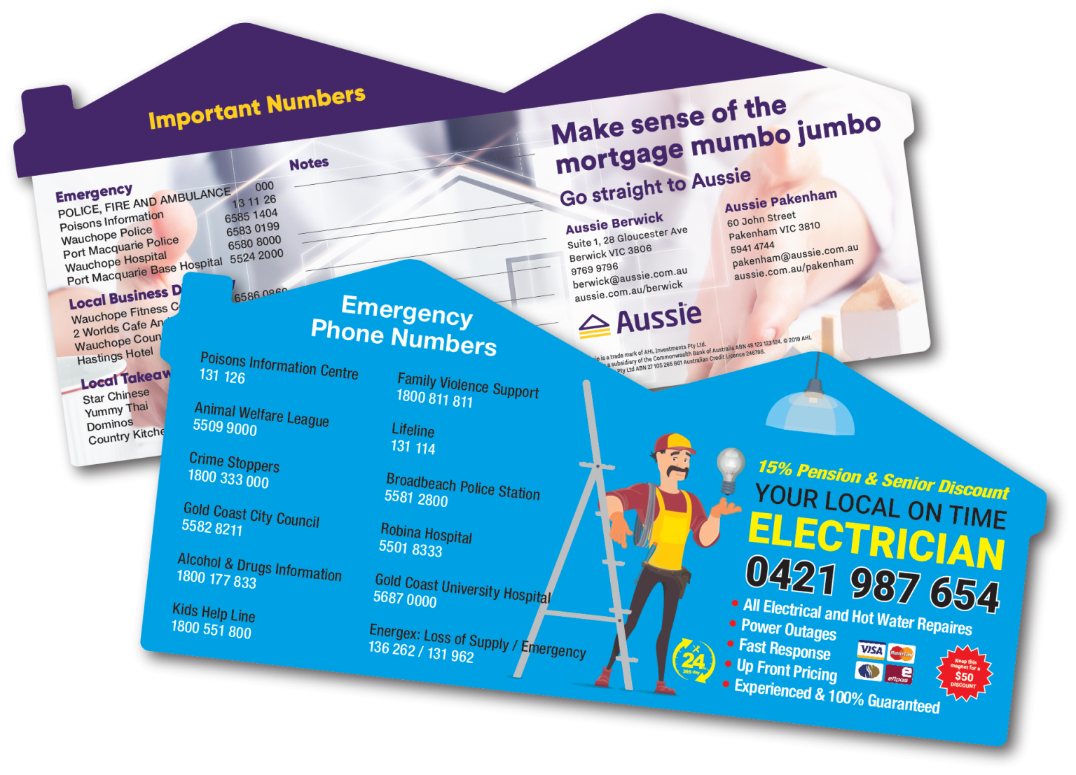 Important Number Magnets | Fridge Magnets