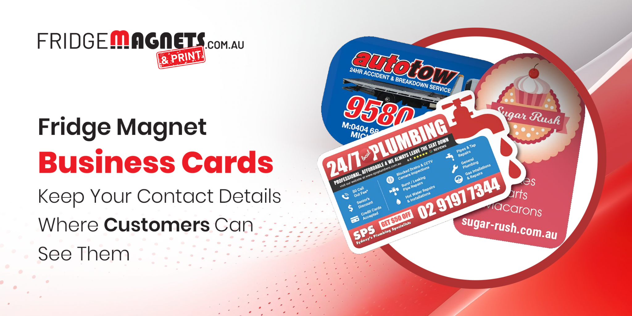 Fridge Magnet Business Cards: Keep Your Contact Details Where Customers ...
